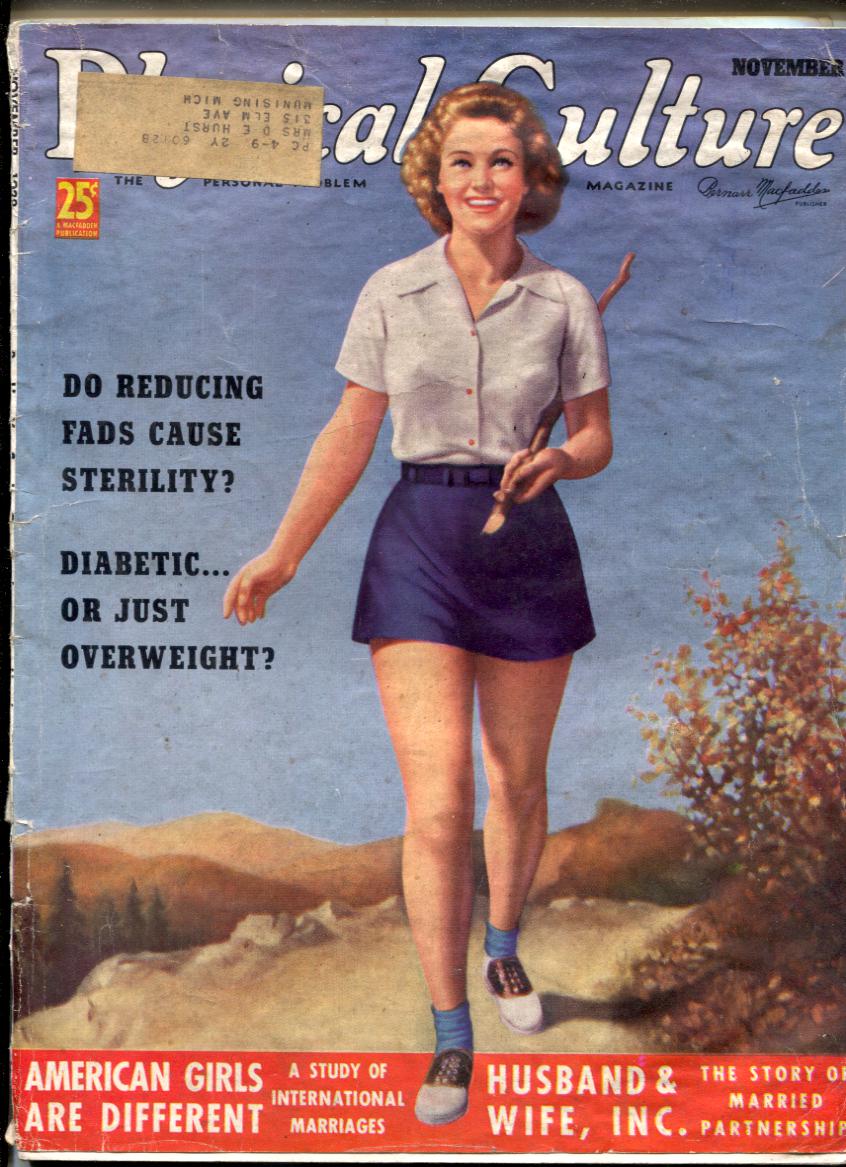 Physical Culture Magazine November 1938- Clark Gable G: (1938) Magazine ...