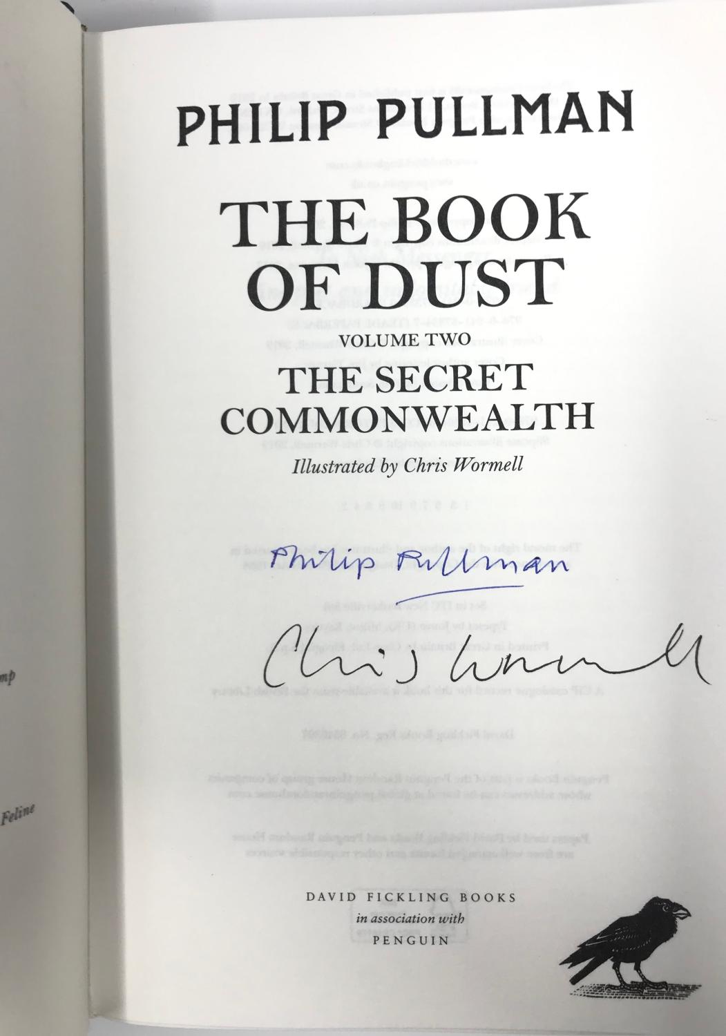 Double SIGNED STAMPED - The Secret Commonwealth: The Book of Dust ...