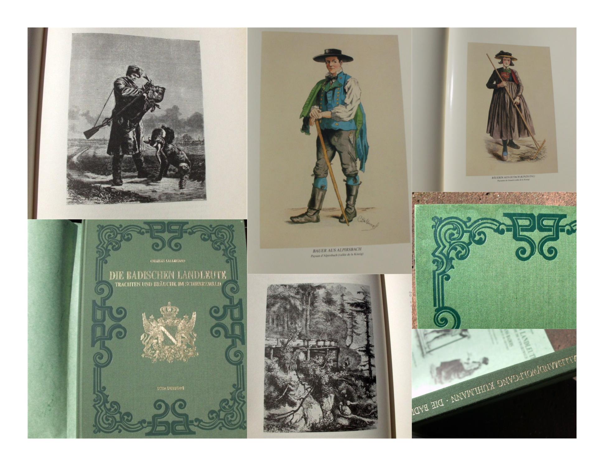 Die badischen Landleute. Trachten und Bräuche im Schwarzwald. Les ...