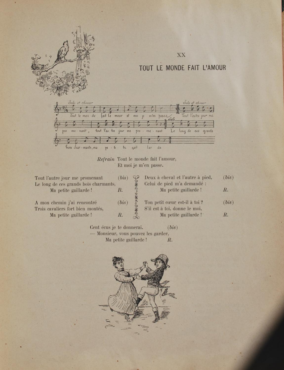 Chansons et coraules fribourgeoises. Les chants du Rond d'Estavayer. by ...