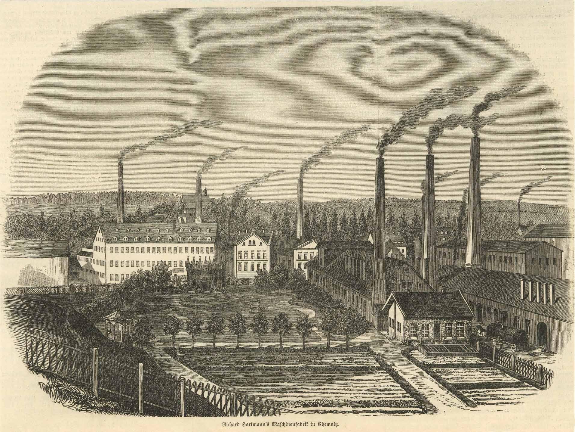 Sächs. Maschinenfabrik von Richard Hartmann ('Richard Hartmann's ...