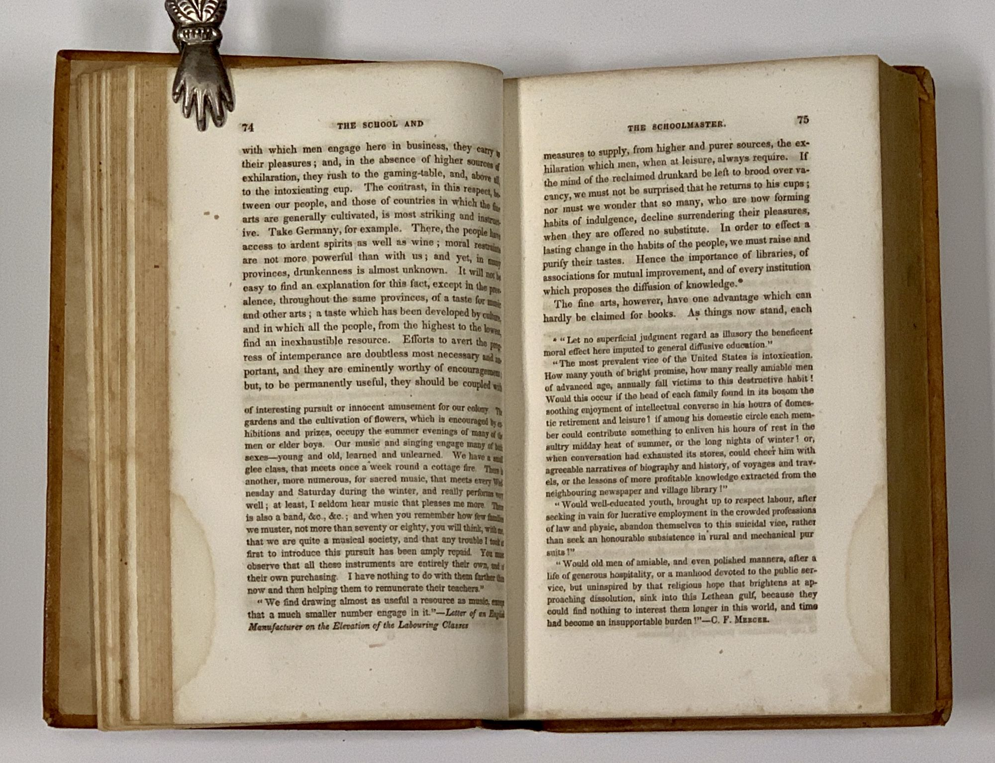 The SCHOOL And The SCHOOLMASTER.; A Manual for the Use of Teachers ...