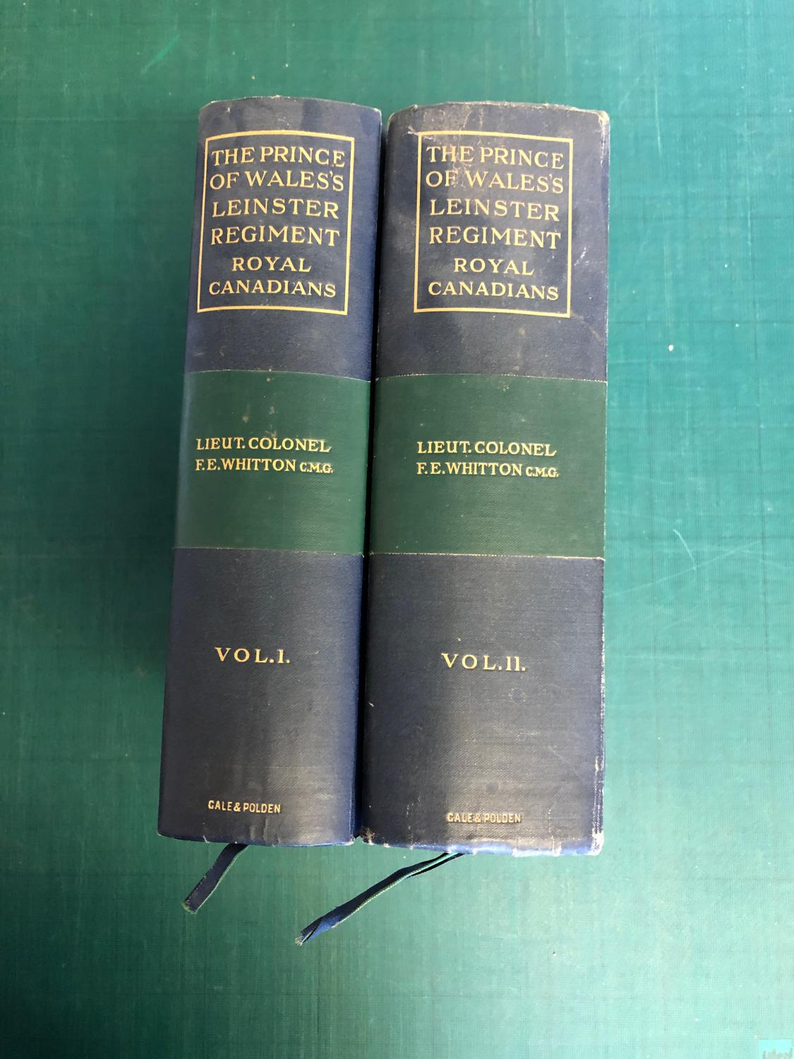 THE HISTORY OF THE PRINCE OF WALES LEINSTER REGIMENT (ROYAL CANADIANS ...