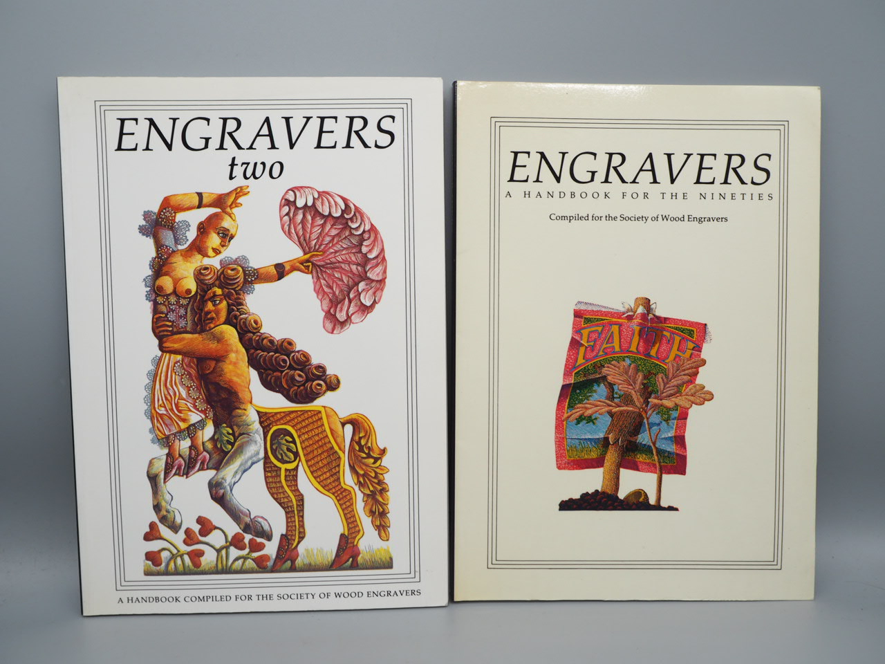 Engravers. 2 volumes. Compiled for the Society of Wood Engravers. (A ...