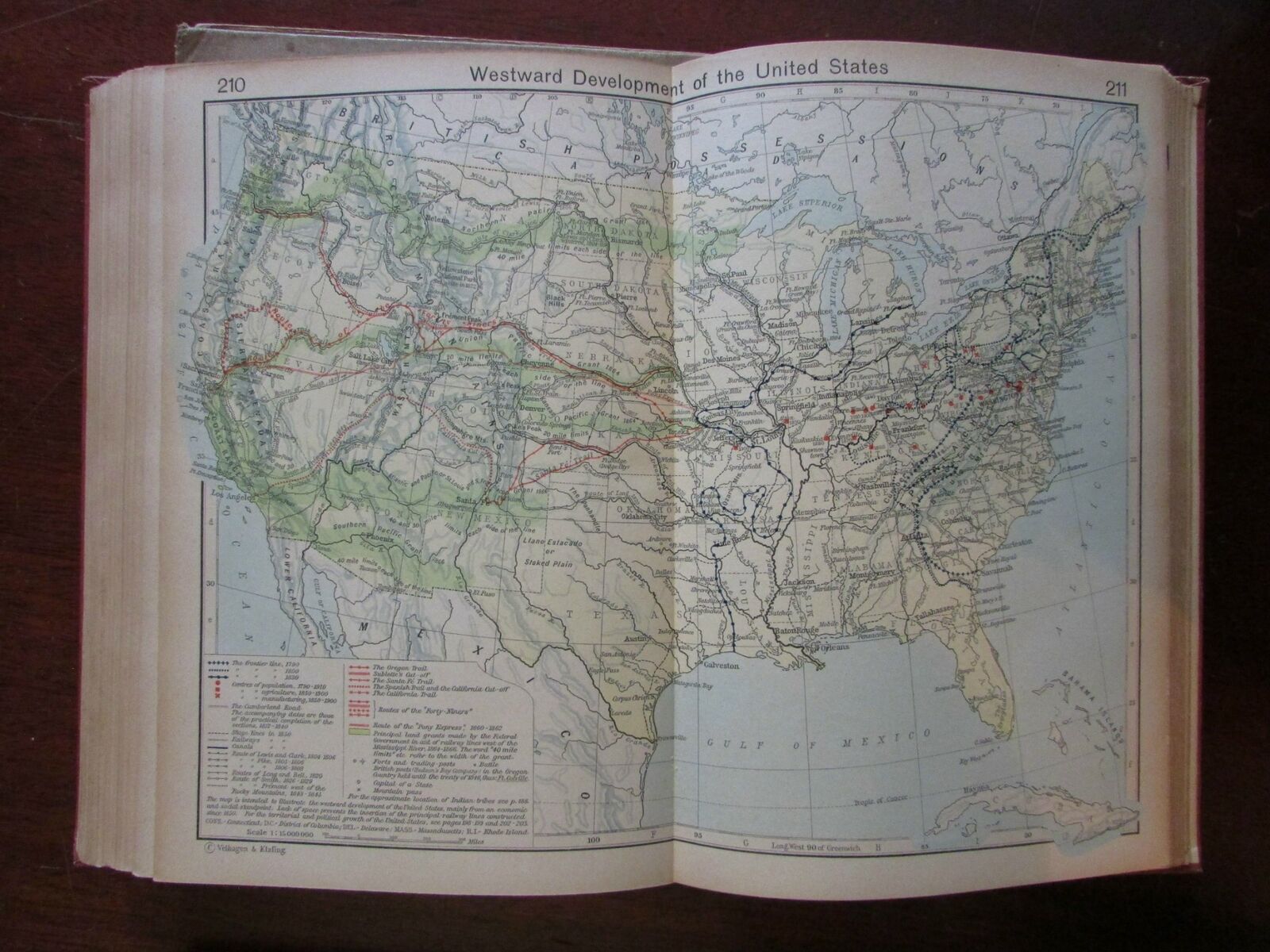 World Atlas collection 1880-1924 Historical Geography lot x 4 books 100 ...