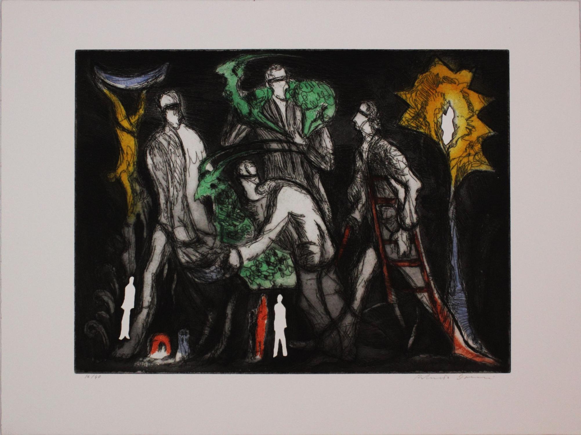 Senza titolo de Roberto Barni: (1991) edizione limitata, Autografato ...