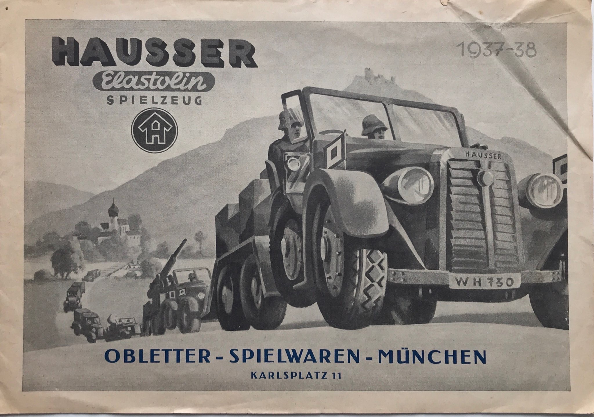 Prospekt (Originalkatalog): HAUSSER Elastolin Spielzeug 1937-38, von ...