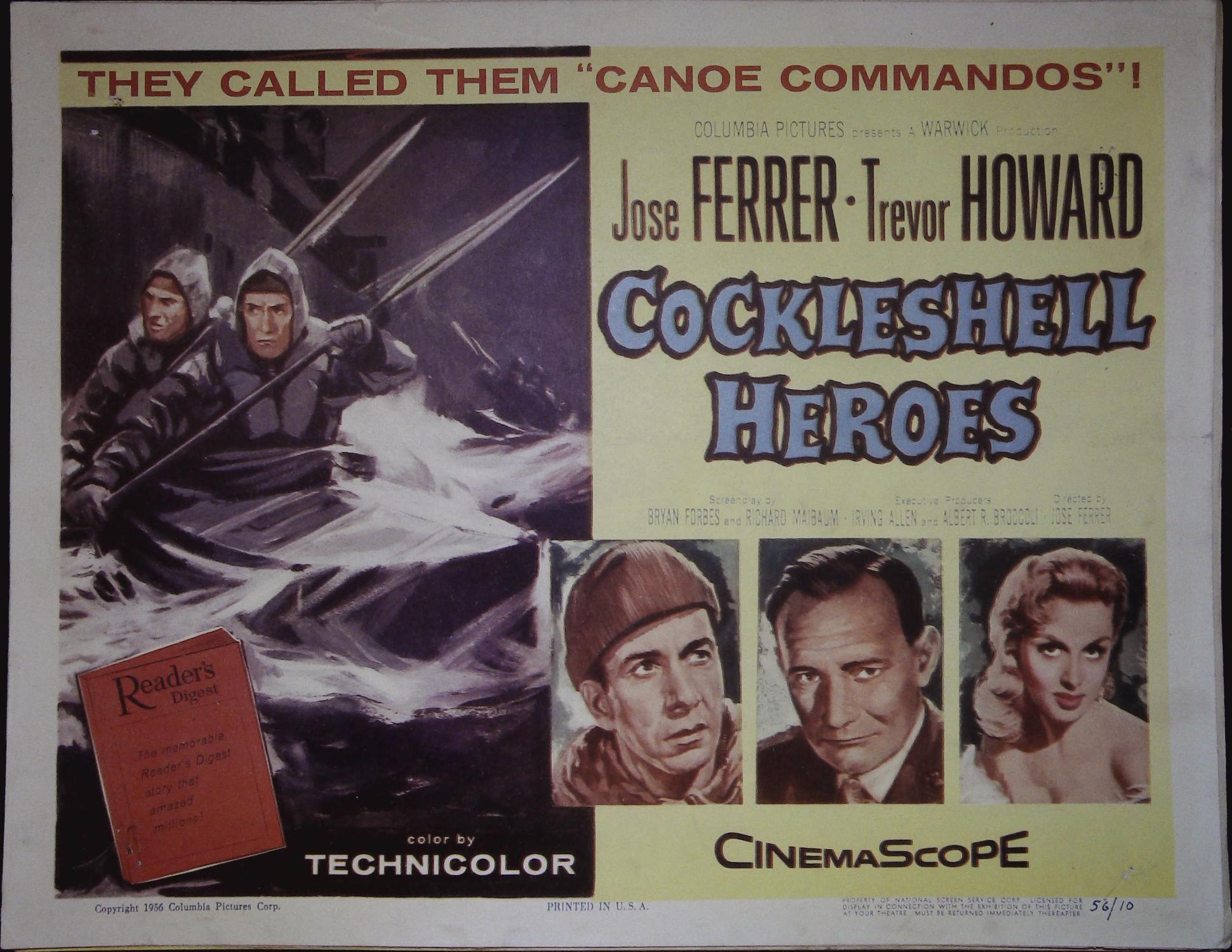 Cockleshell Heroes Lobby Title Card by Directed by Jose Ferrer ...