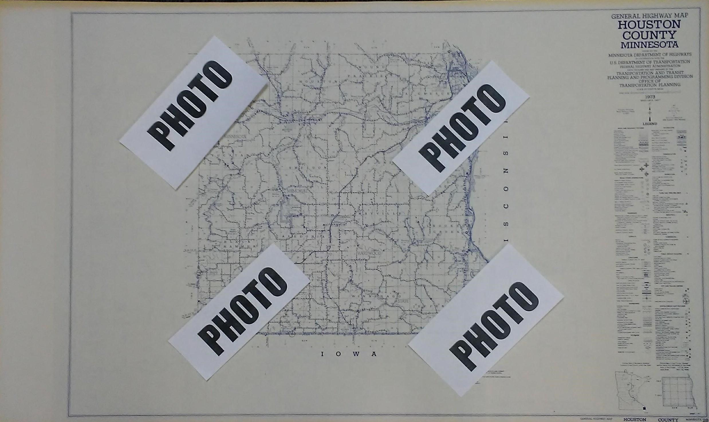 General Highway Map, Houston County, Minnesota by Minnesota Dept. of ...