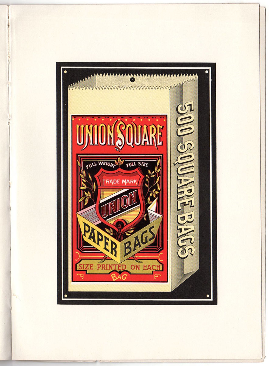 Union Bag & Paper Co. Chicago, Manufacturers of Paper Bags. Capital ...