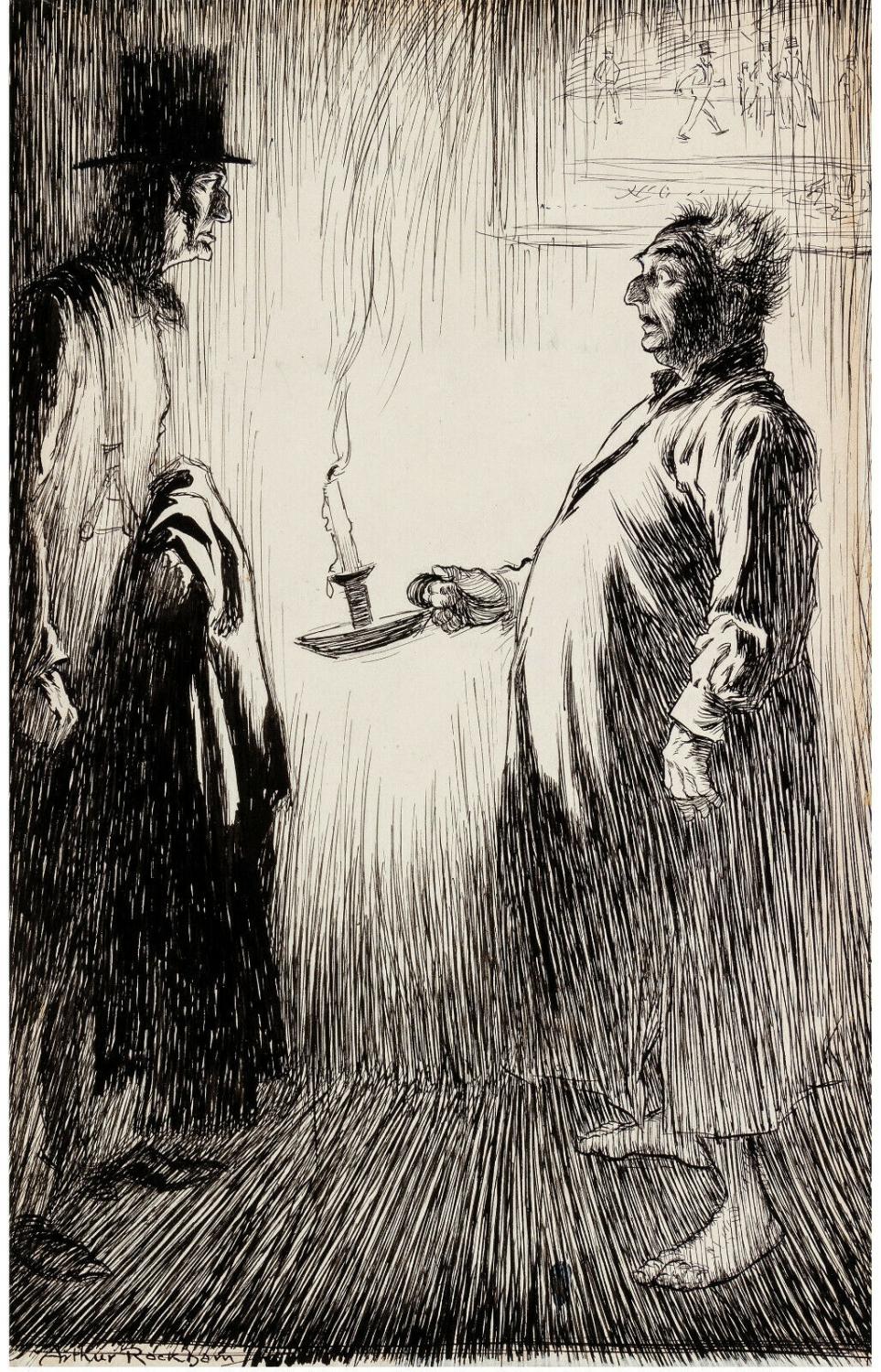 ARTHUR RACKHAM ~ LARGE ORIGINAL SIGNED FINAL PUBLISHED DRAWING ...