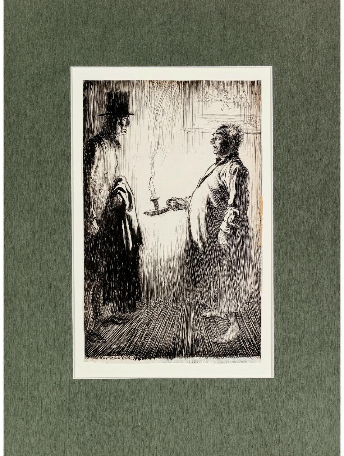 ARTHUR RACKHAM ~ LARGE ORIGINAL SIGNED FINAL PUBLISHED DRAWING ...