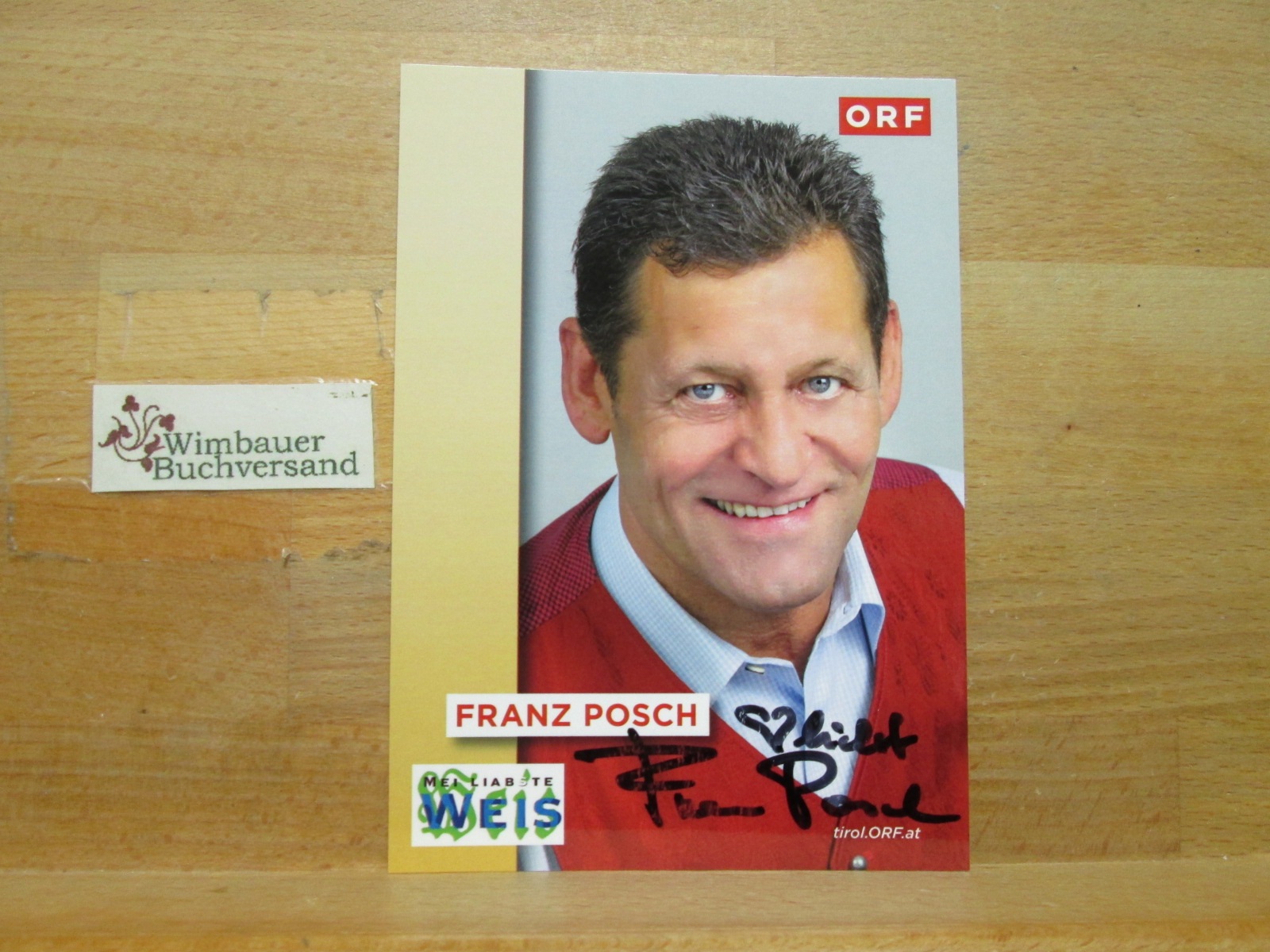 Original Autogramm Franz Posch ORF /// Autogramm Autograph signiert ...