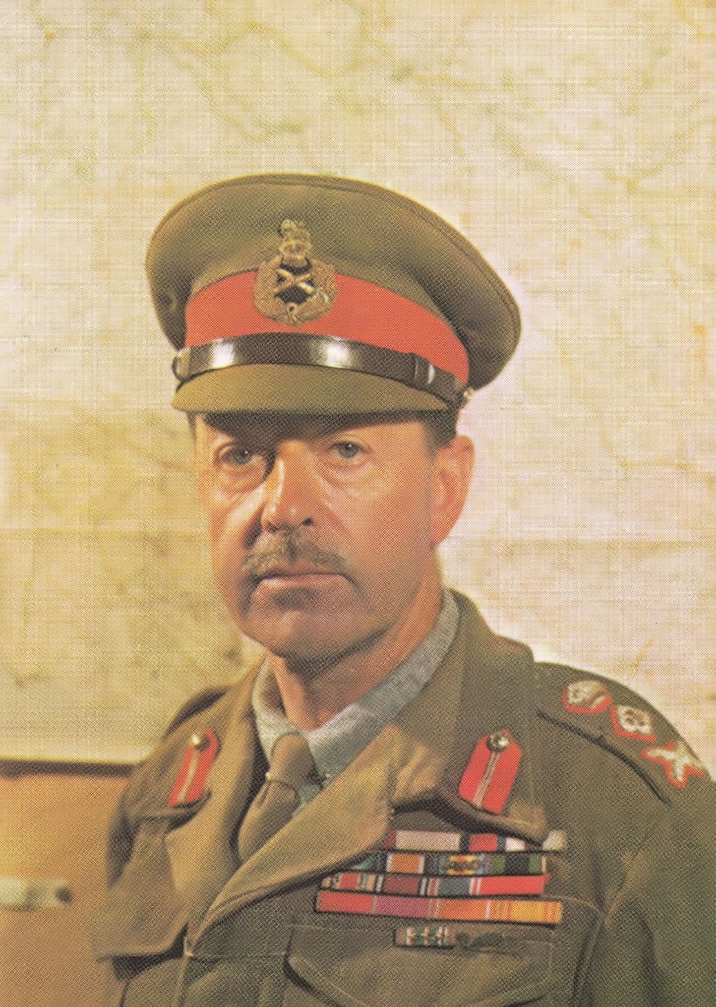 General Harold Alexander Italy HQ WW2 Museum Postcard: Manuscript ...