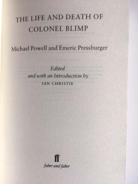 The Life and Death of Colonel Blimp: Powell and Pressburger by Michael ...