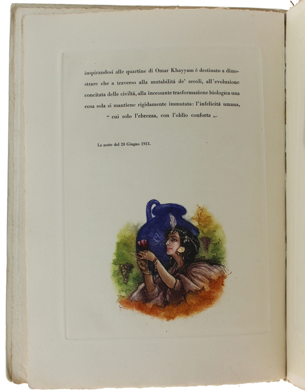 CONFORTO. Dalle quartine del persiano Omar Khayyam. Undici ...