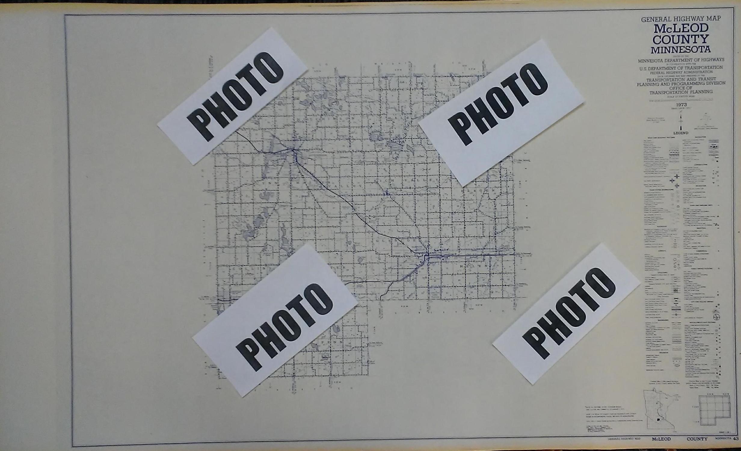 General Highway Map, McLeod County, Minnesota by Minnesota Dept. of ...