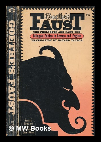 Faust : part one by Goethe, Johann Wolfgang von (1749-1832): (1966 ...