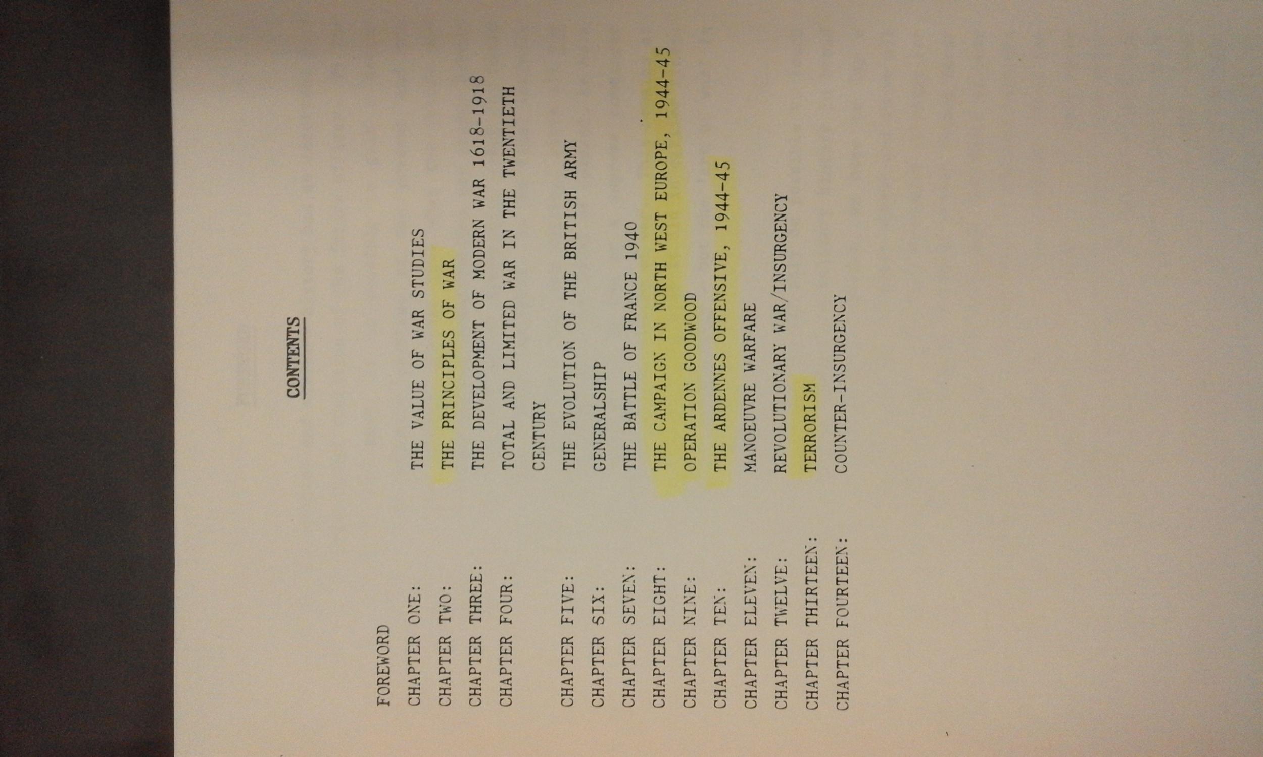 War Studies Handbook; The Commissioning Course by Royal Military ...