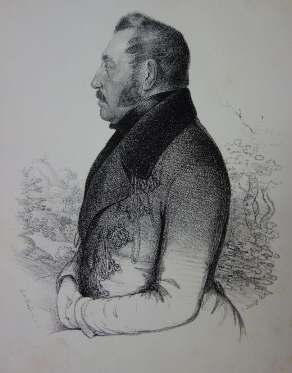 Halbporträt von links. von Goeler von Ravensburg, N. N. Freiherr: Kunst ...