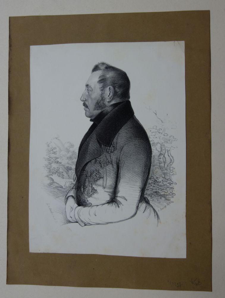 Halbporträt von links. von Goeler von Ravensburg, N. N. Freiherr: Kunst ...