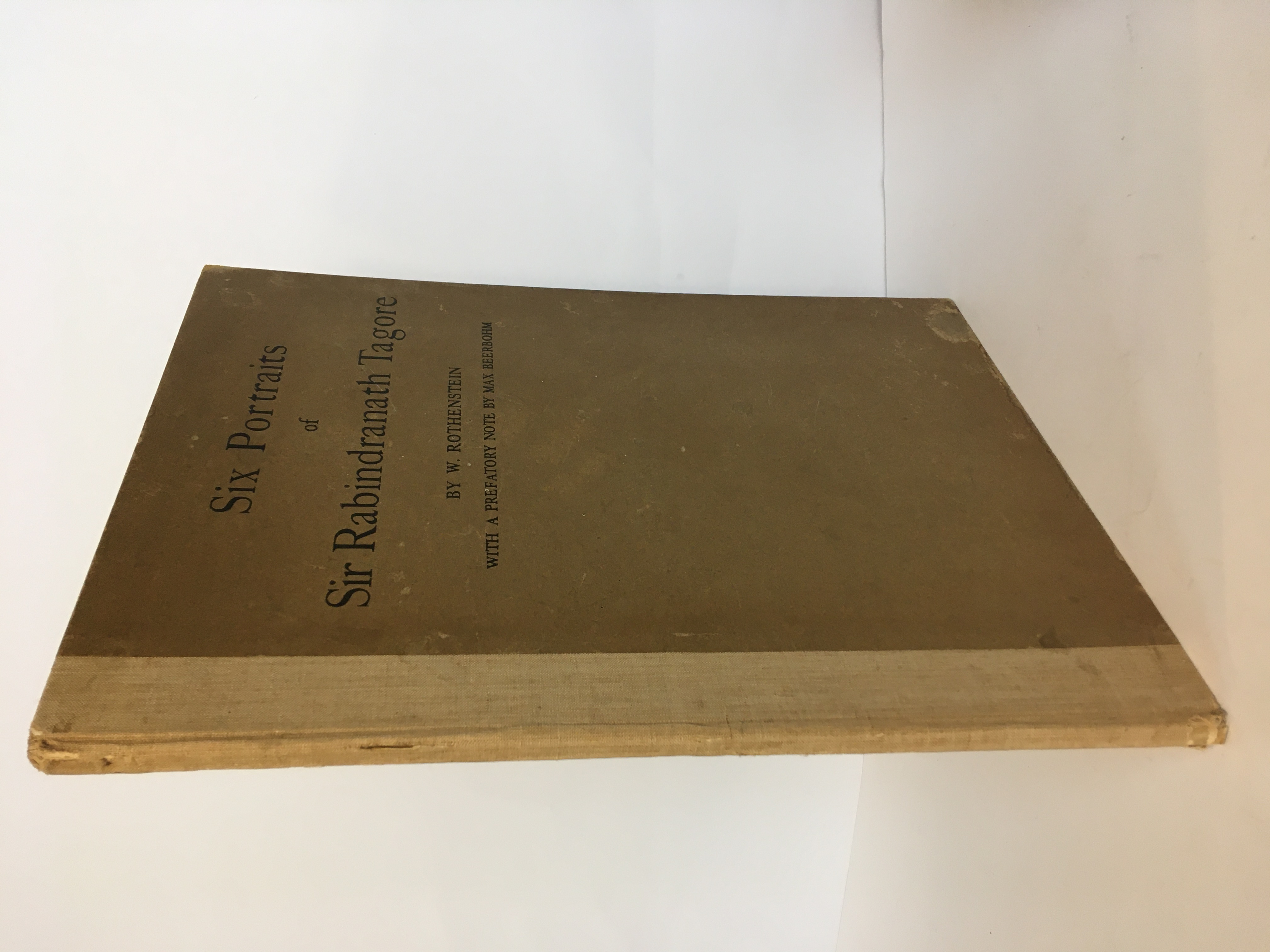 Six Portraits of Sir Rabindranath Tagore. by TAGORE, Sir Rabindranath ...