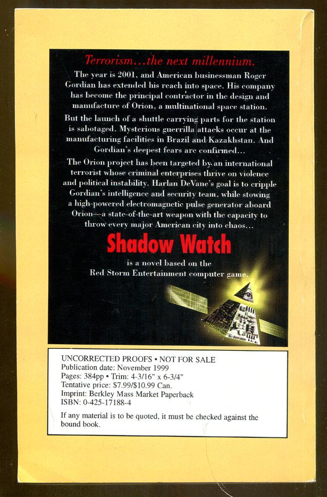 Shadow Watch: Tom Clancy's Power Plays by Clancy, Tom and Greenberg ...