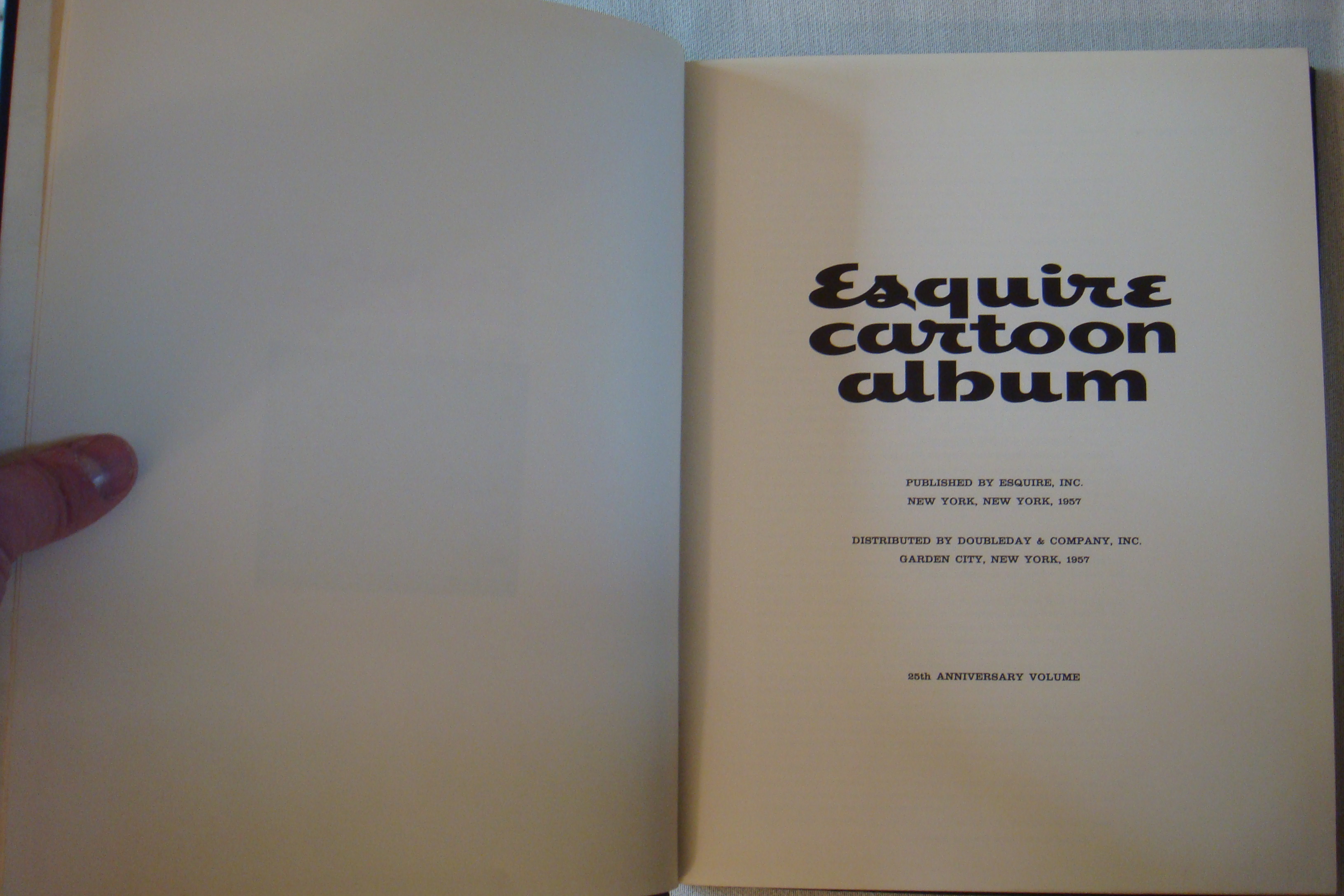 Esquire Cartoon Album 25th Anniversary Volume: Satisfaisant Couverture ...