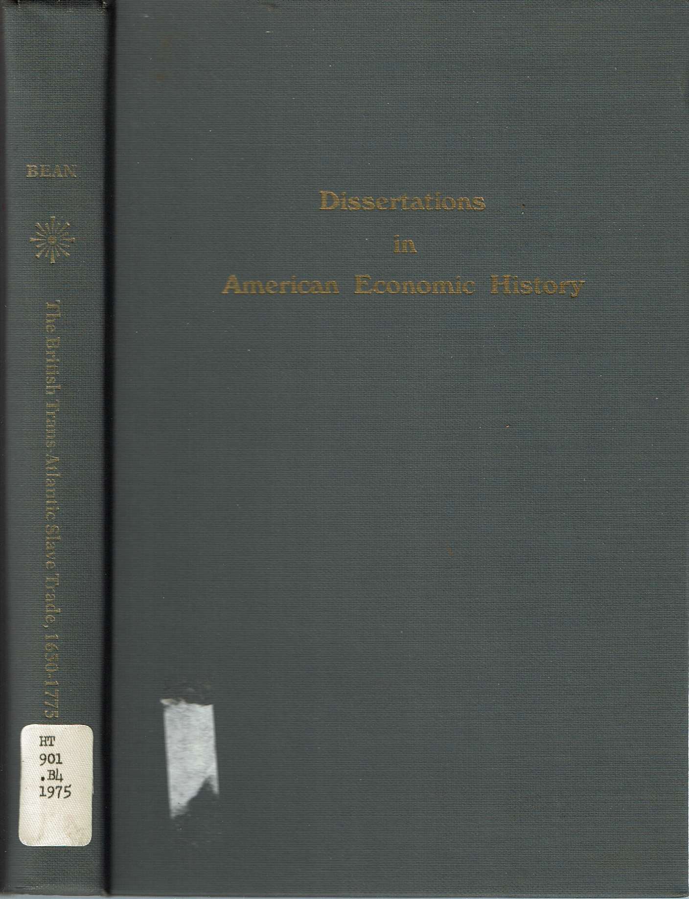 British Trans-Atlantic Slave Trade, 1650 to 1775 by Bean, Richard N ...