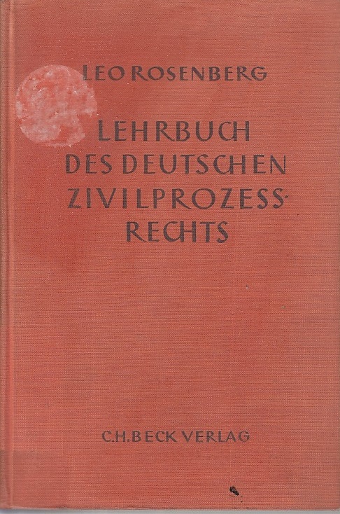 zivilprozessrecht von leo rosenberg - ZVAB