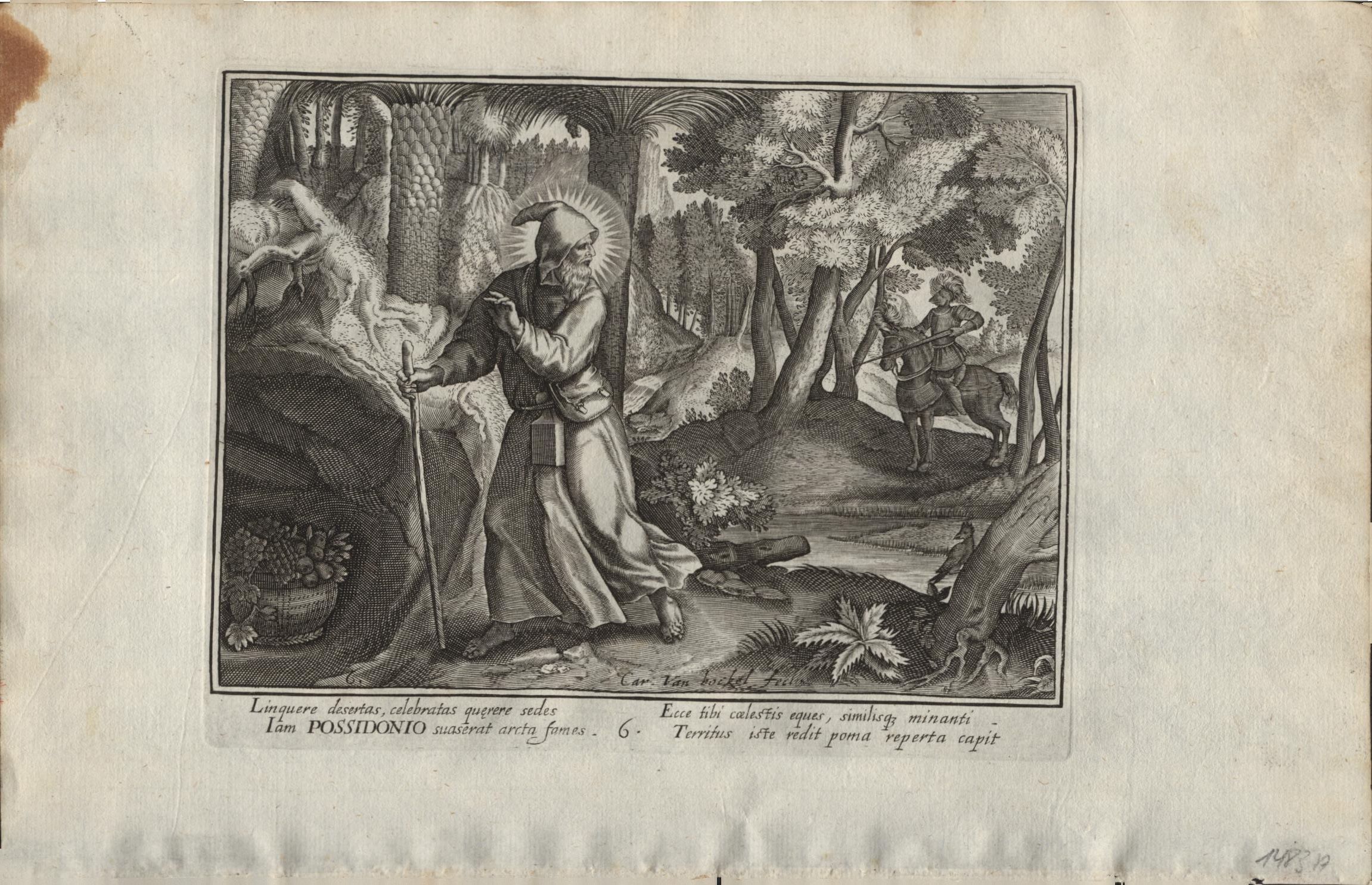 ORACULUM ANACHORETICUM. by Nach Martin de Vos, verlegt bei Leclerc ...