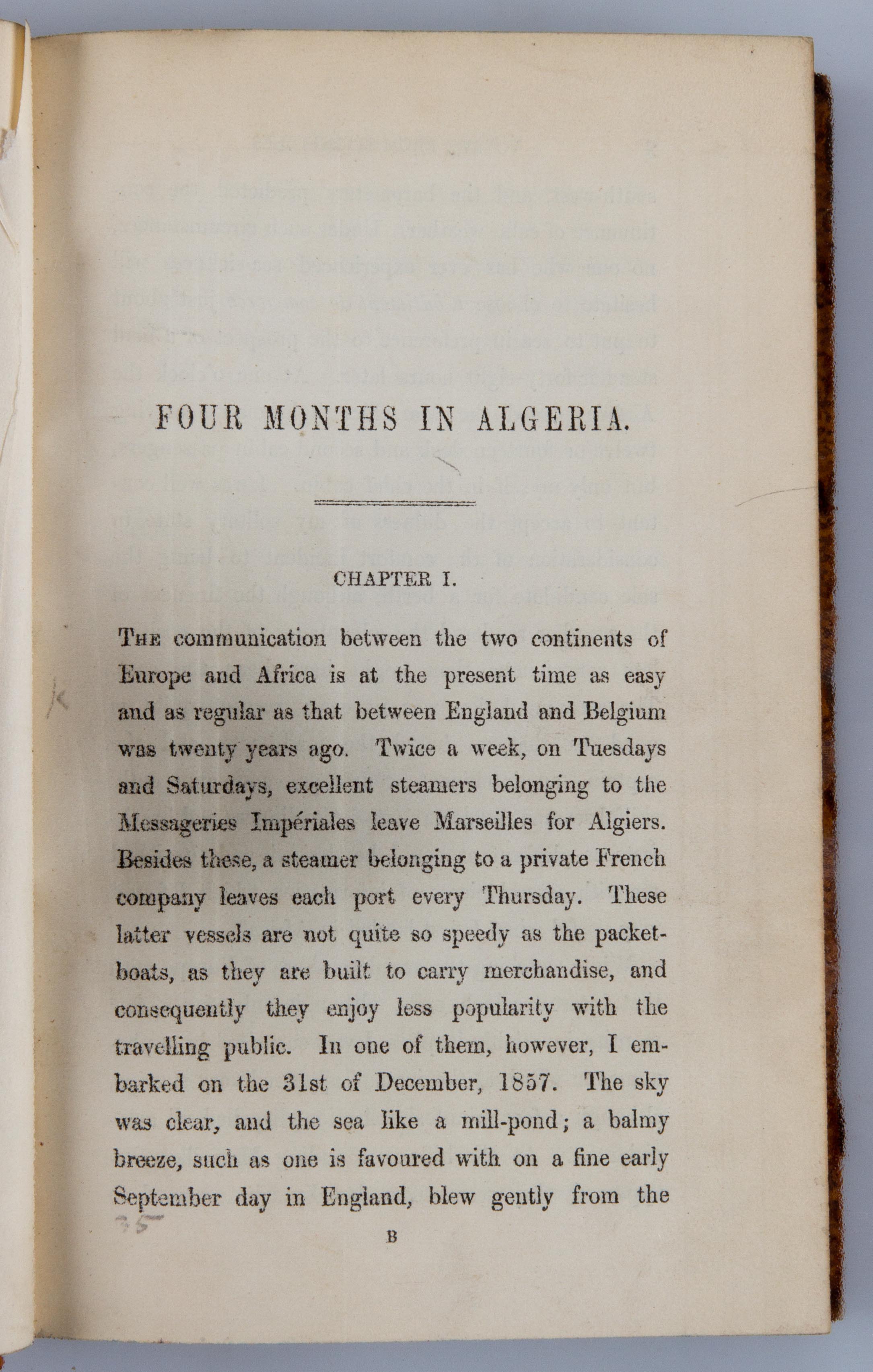 Four Months in Algeria: by BLAKESLEY (Rev. Joseph Williams).: (1859 ...