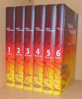 Lexikon der Mathematik in sechs Bänden. by Walz, Guido: Sehr gut ...