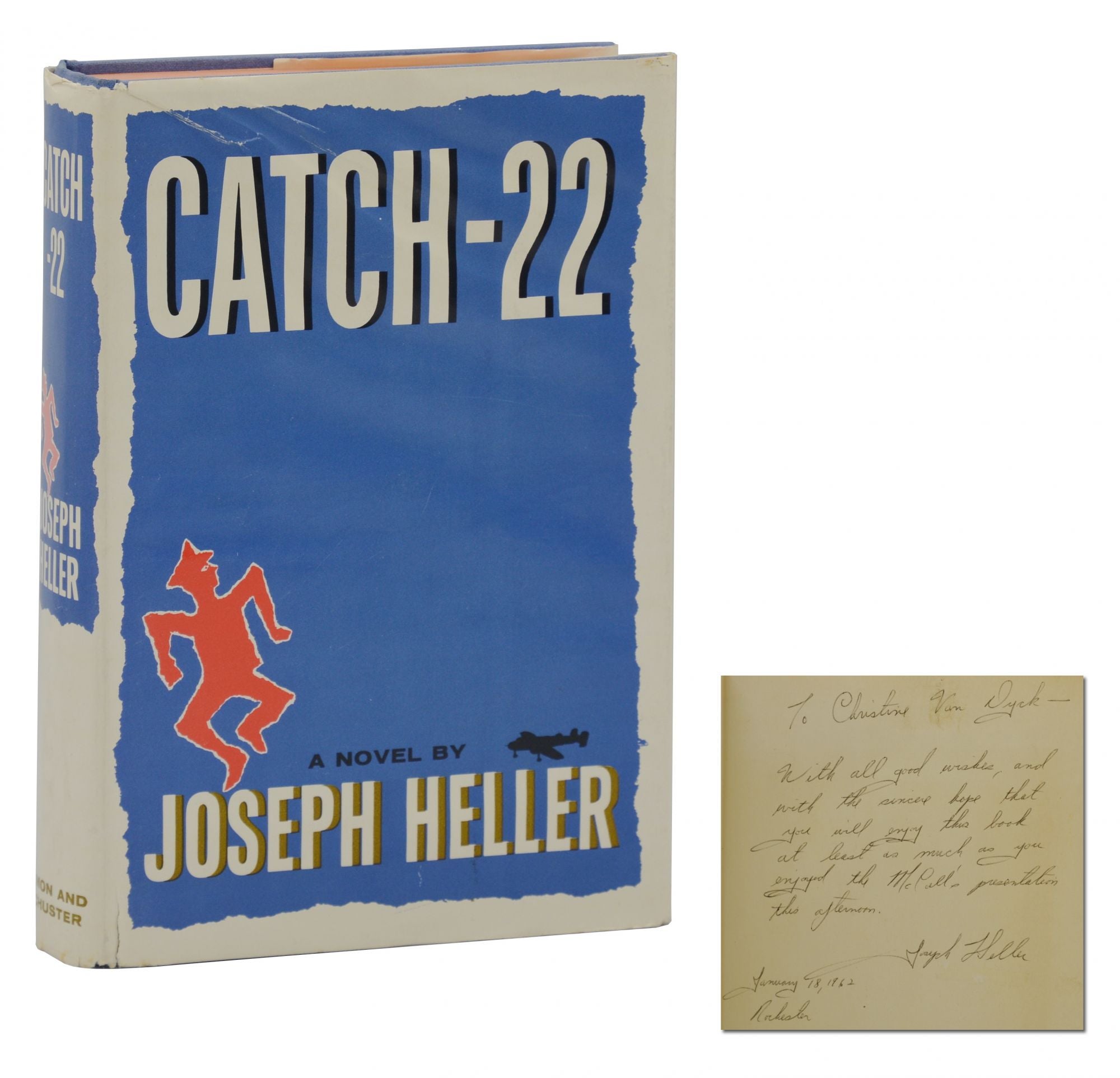 Catch 22 by Heller, Joseph: Very Good (1961) First Edition., Signed by ...