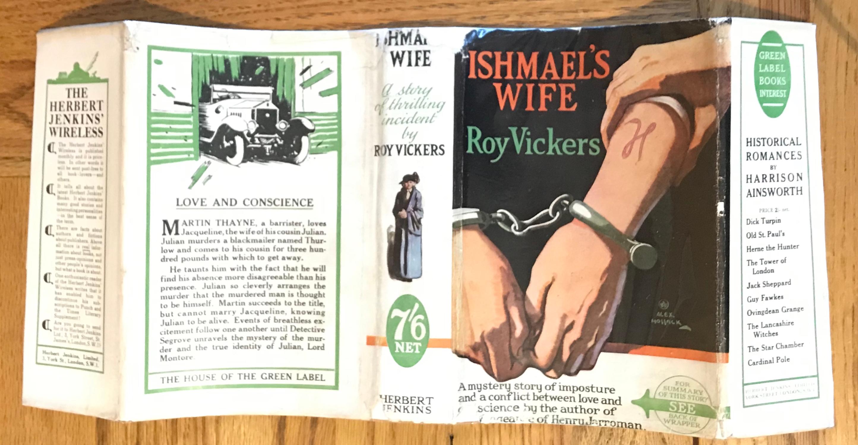 Ishmael's Wife by VICKERS ROY: Hard Cover (1924) First Edition. | James ...