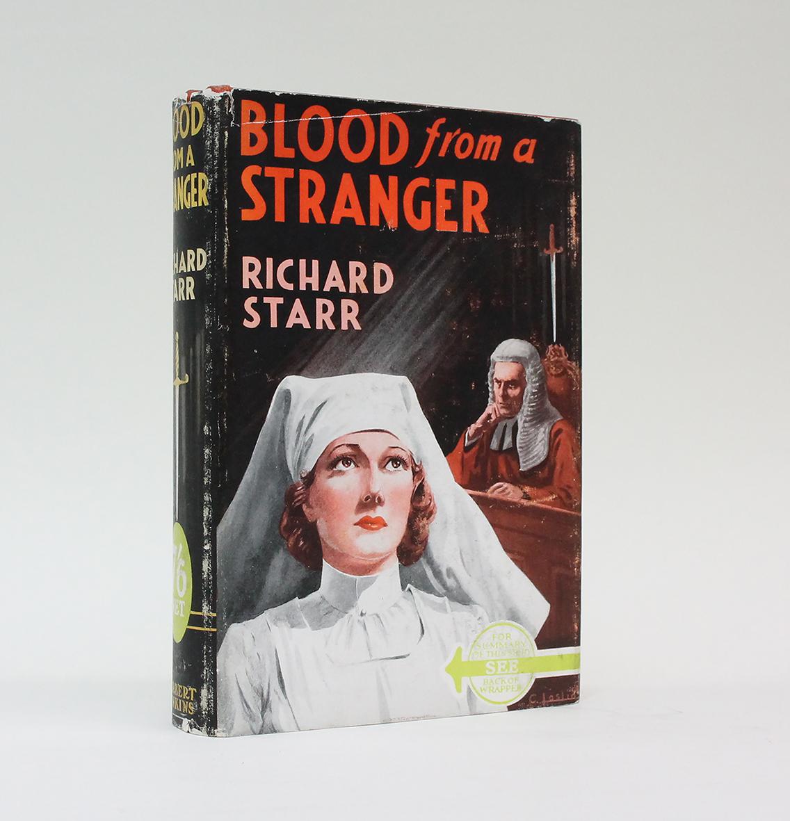 BLOOD FROM A STRANGER. Told by Mary Waters. by STARR, Richard ...