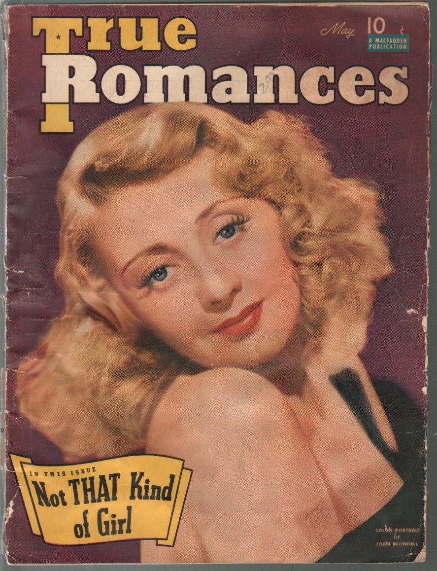 True Romances 5/1941-Joan Blondell cover-scandals-exploitation ...