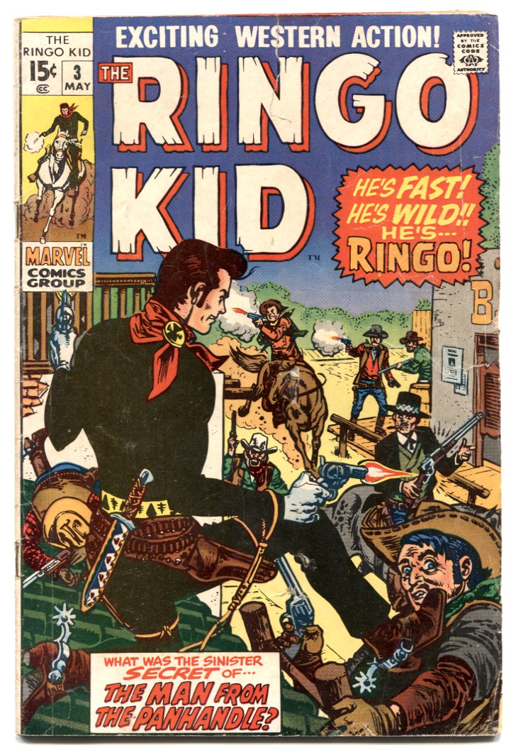 Ringo Kid #3 1970- Marvel Western comic VG: (1970) Comic | DTA Collectibles