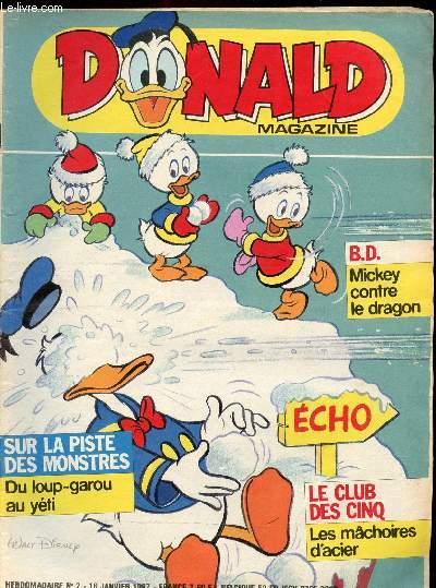 Donald magazine - année 1987 - Hebdomadaires n°2 + 5 + 13 + 16 + 22 ...
