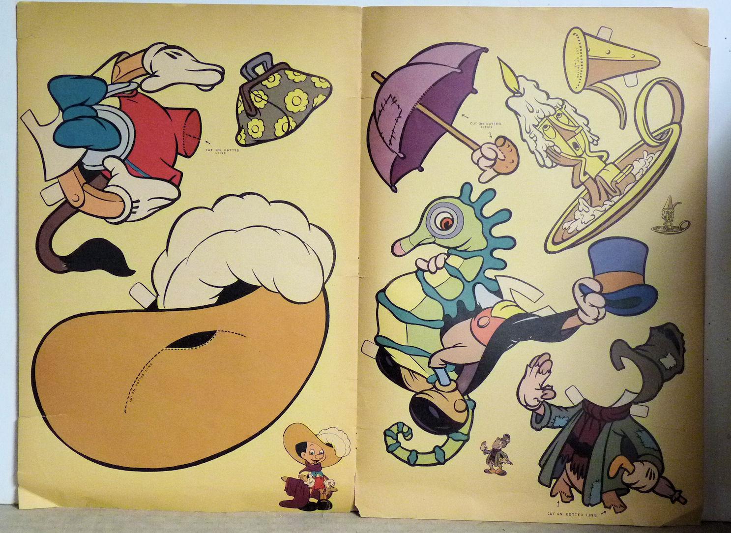 Pinocchio Cut Outs by Walt Disney: Good Paperback (1939) | Jans ...