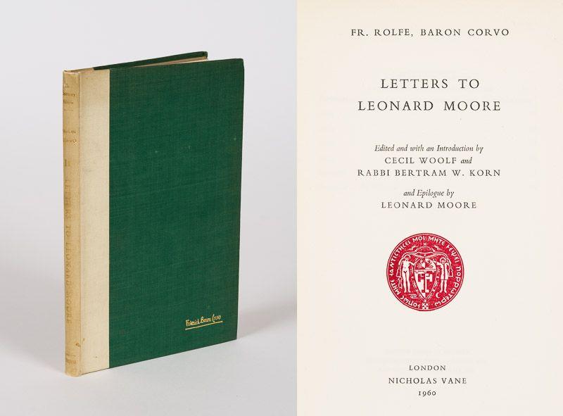 Letters to Leonard Moore. Edited and with an Introduction by Cecil ...