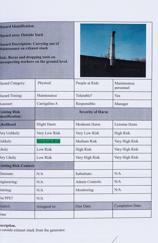 Hazard and Risk Assessment on an Electrical Supply Substation near Cork ...