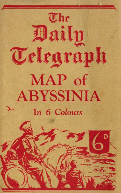 Map of Abyssinia. In 6 Colours. by The Daily Telegraph.: (1935 ...