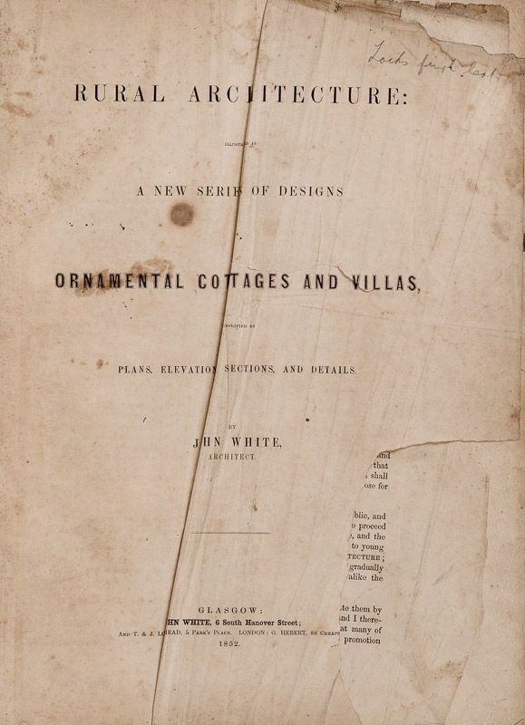 Rural Architecture Illustrated in a New Series of Designs for ...