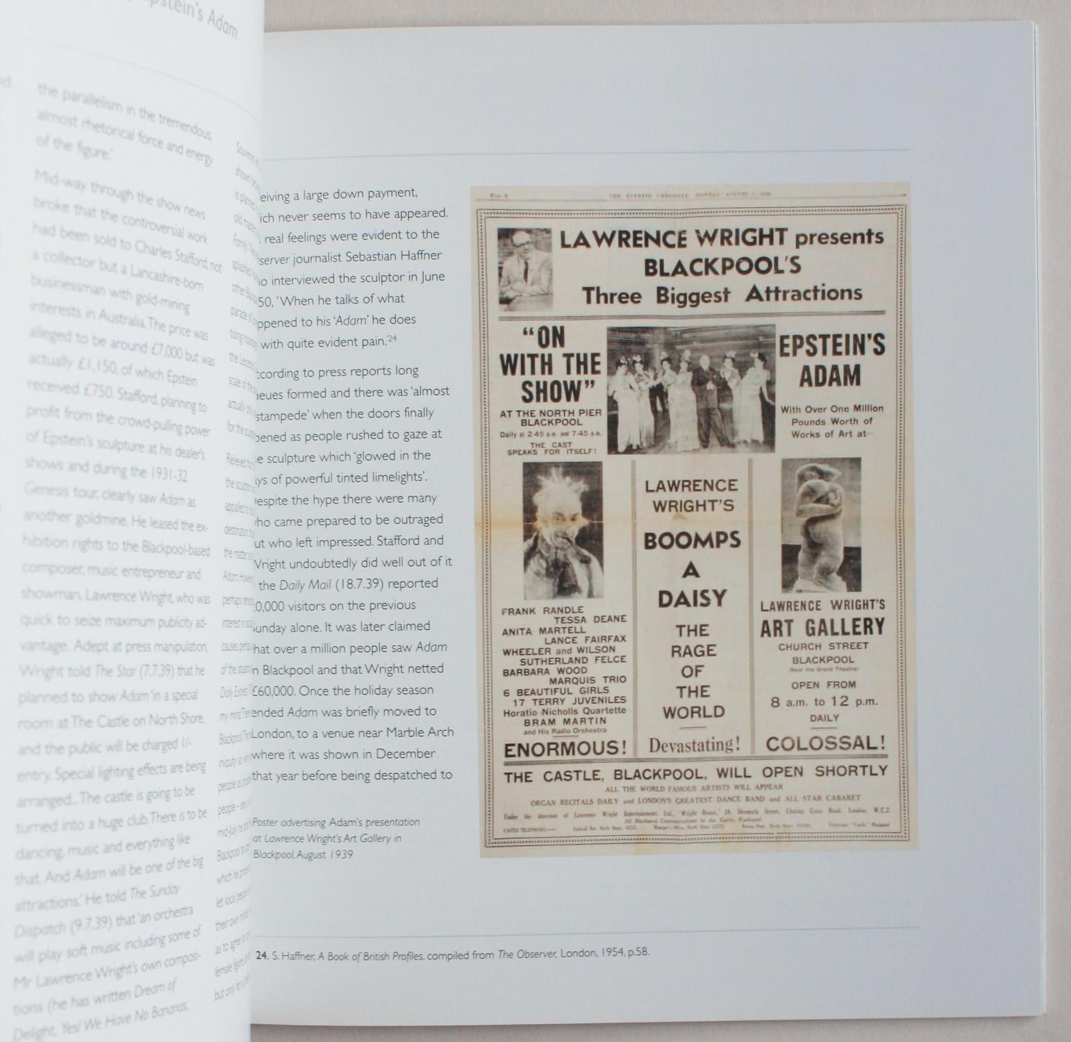 Finding Adam: Epstein and Harewood, an extraordinary story by Various ...