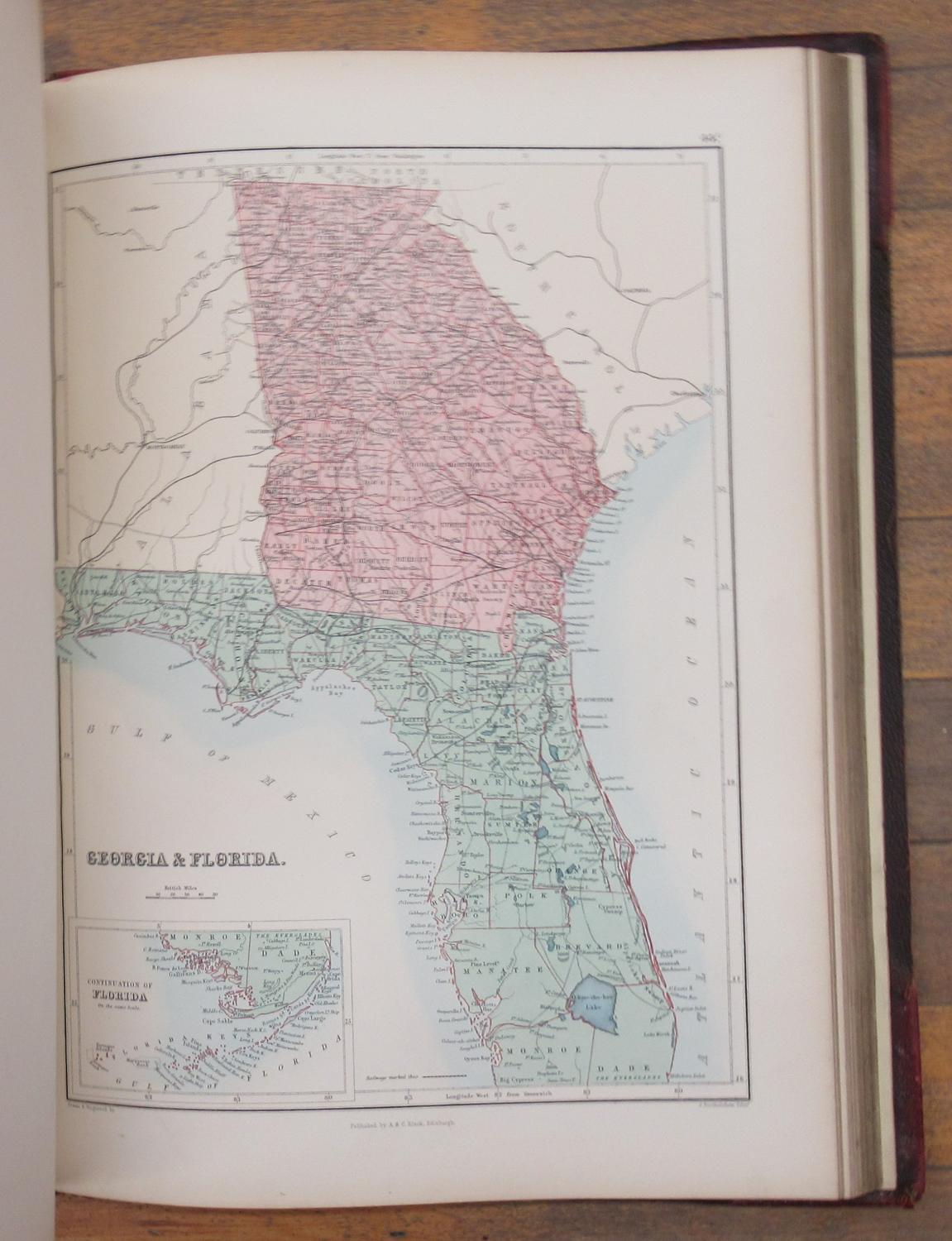 Black's General Atlas of The World, American Edition, Embracing the ...