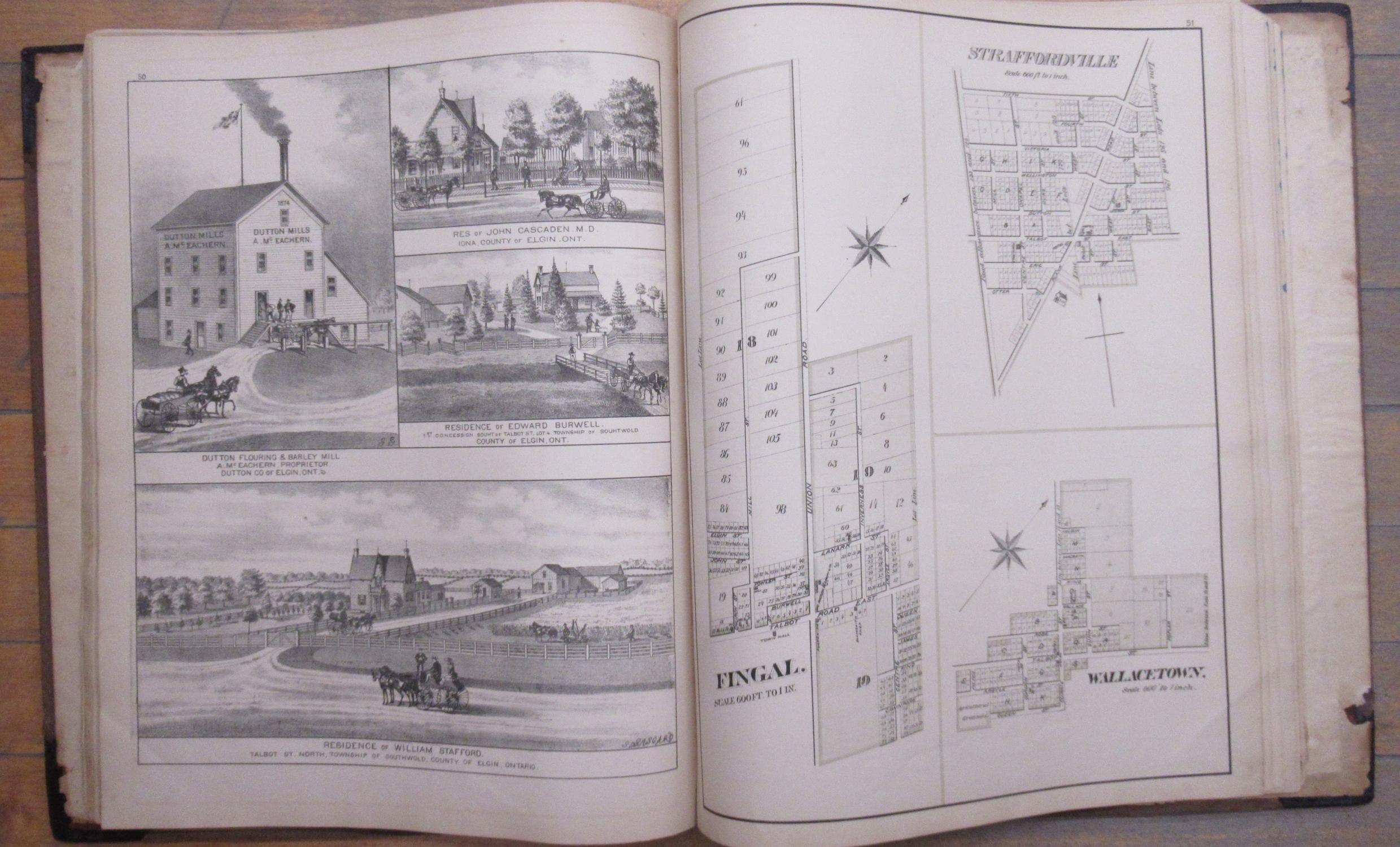 Illustrated Historical Atlas of the County of Elgin Ont. von H. R. Page ...