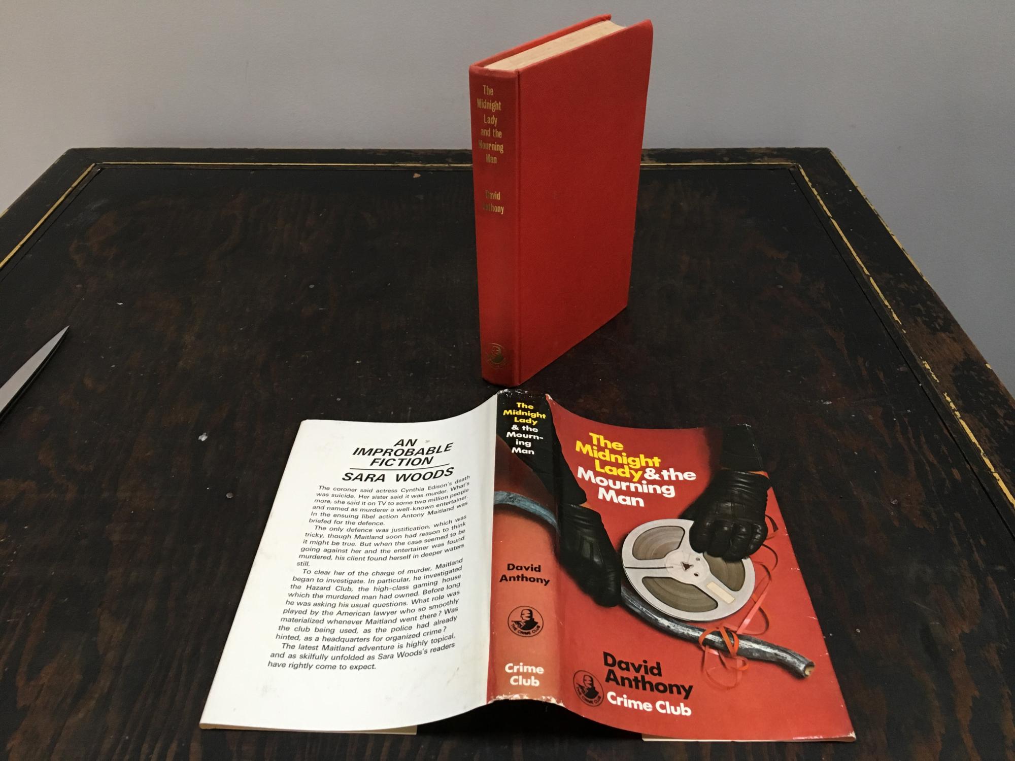 The Midnight Lady and the Mourning Man by David Anthony: Good Hardcover (1970) 1st Edition ...