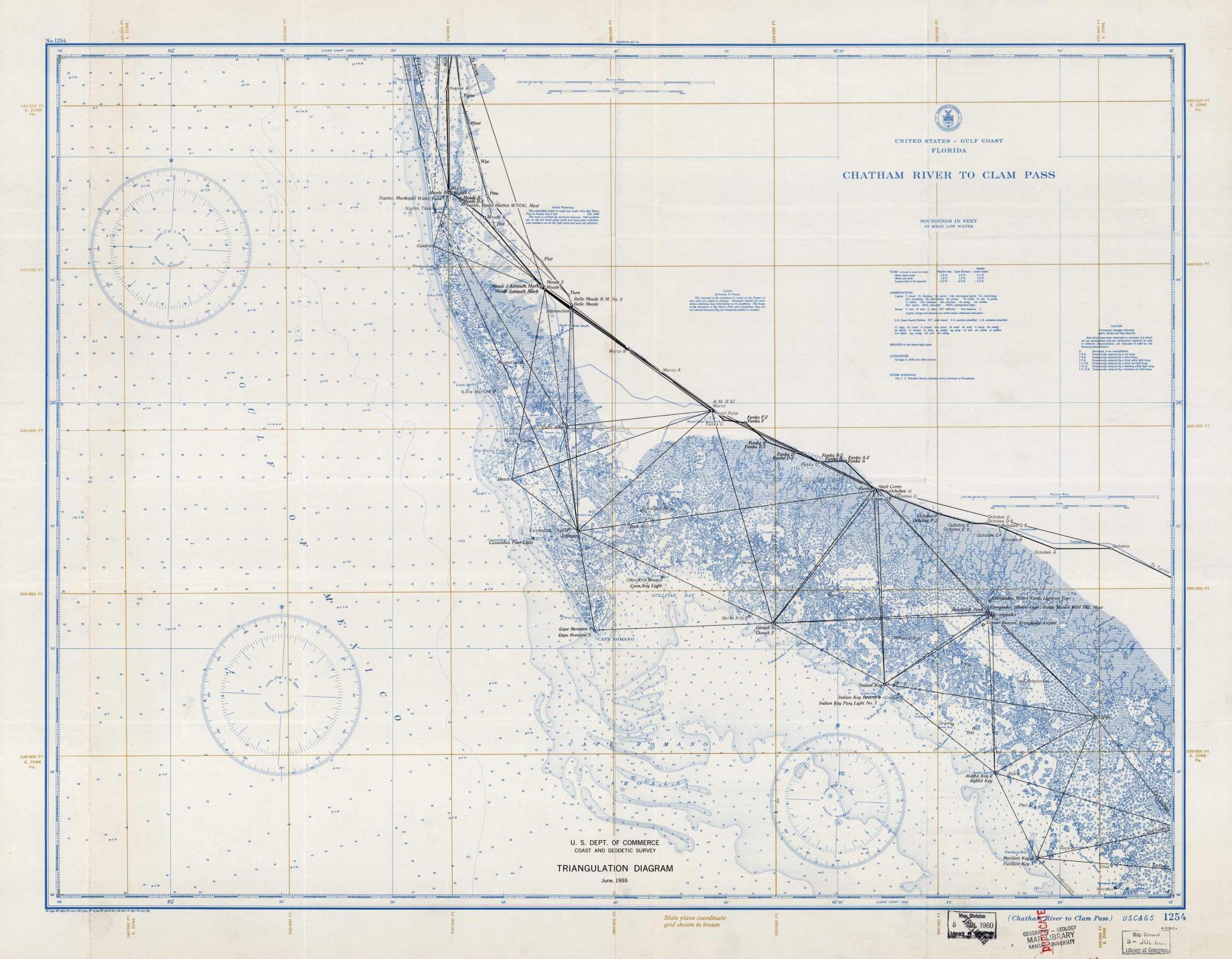 Chatham River to Clam Pass- Florida by U.S. Navy Hydrographic Office ...