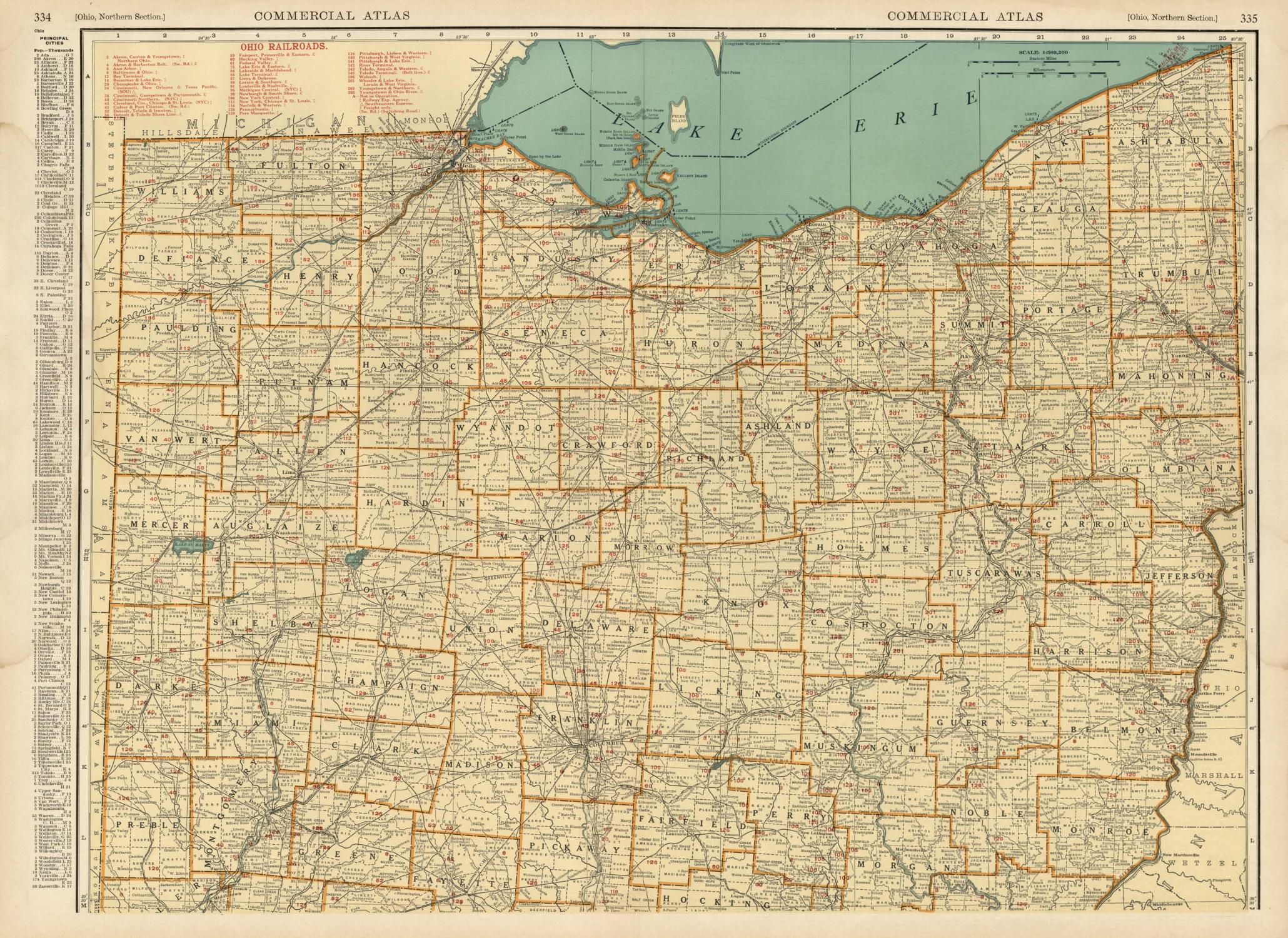 Map Of Northern Ohio